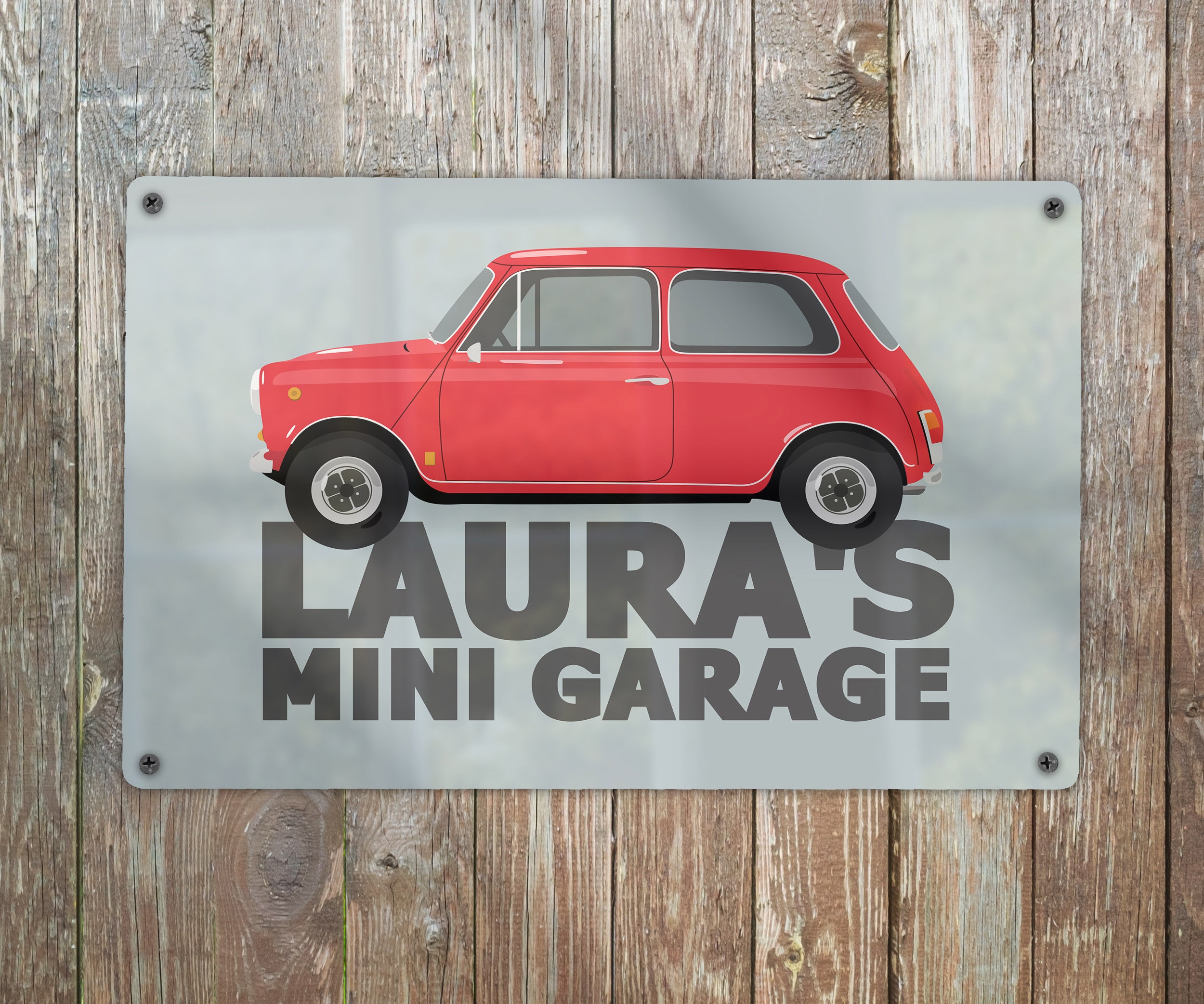 Personalised Mini Sign / Garage Sign / Workshop Decor / Mini - Etsy
