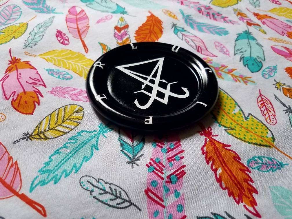 Lucifer Altar Offering Plate Glass Altar / Sacred Space - Etsy