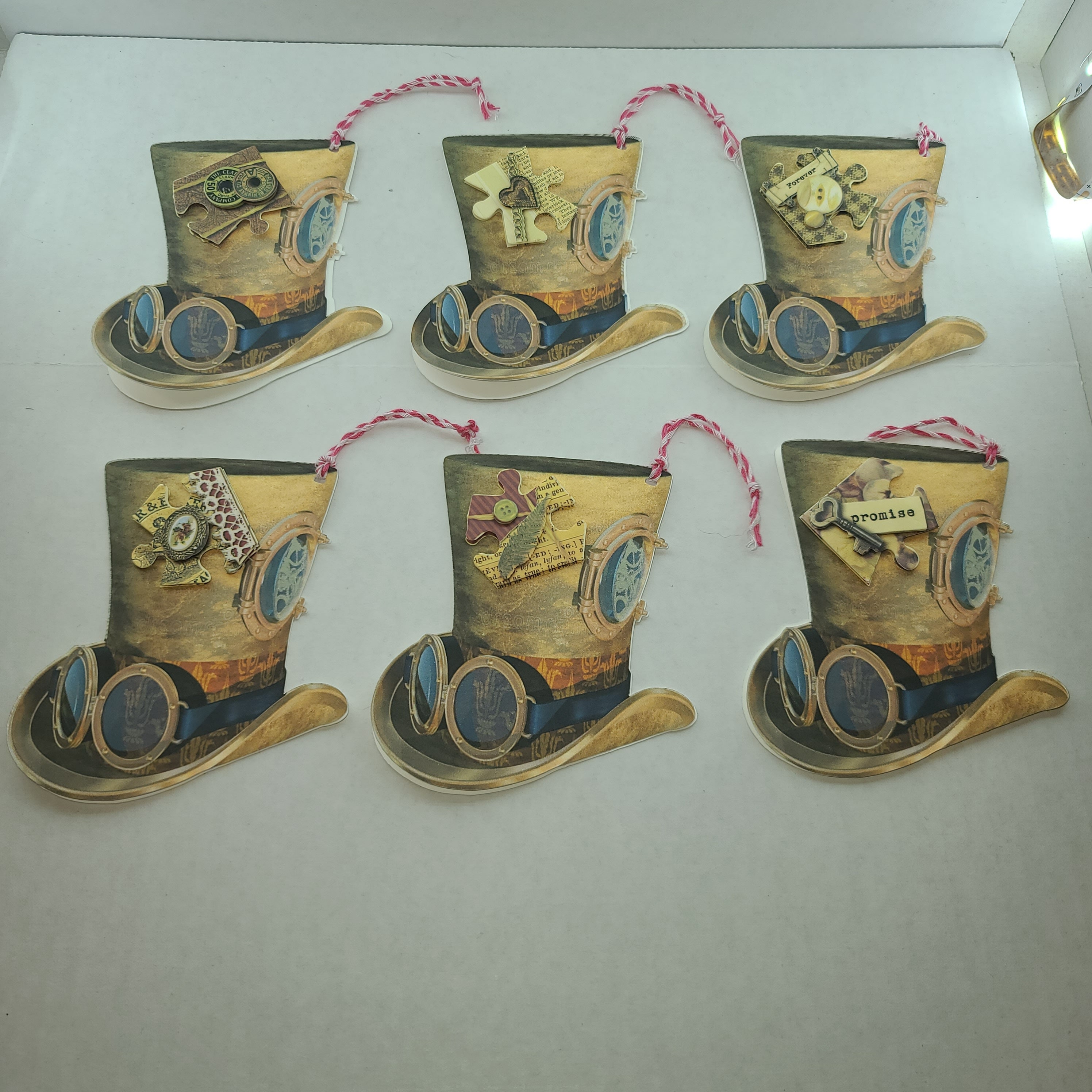 Steampunk Top Hat Gift Tags - Etsy