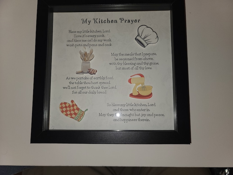 Your Kitchen Prayer - Etsy