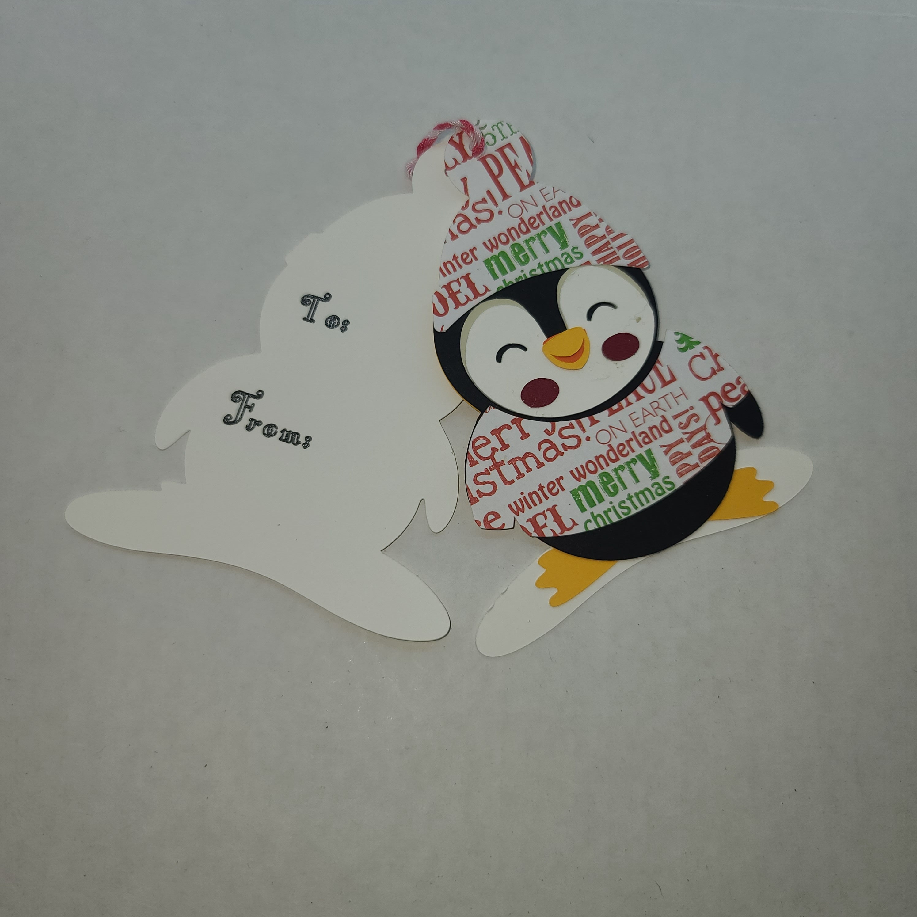 Christmas Penguin Gift Tags - 6 Pc - Etsy