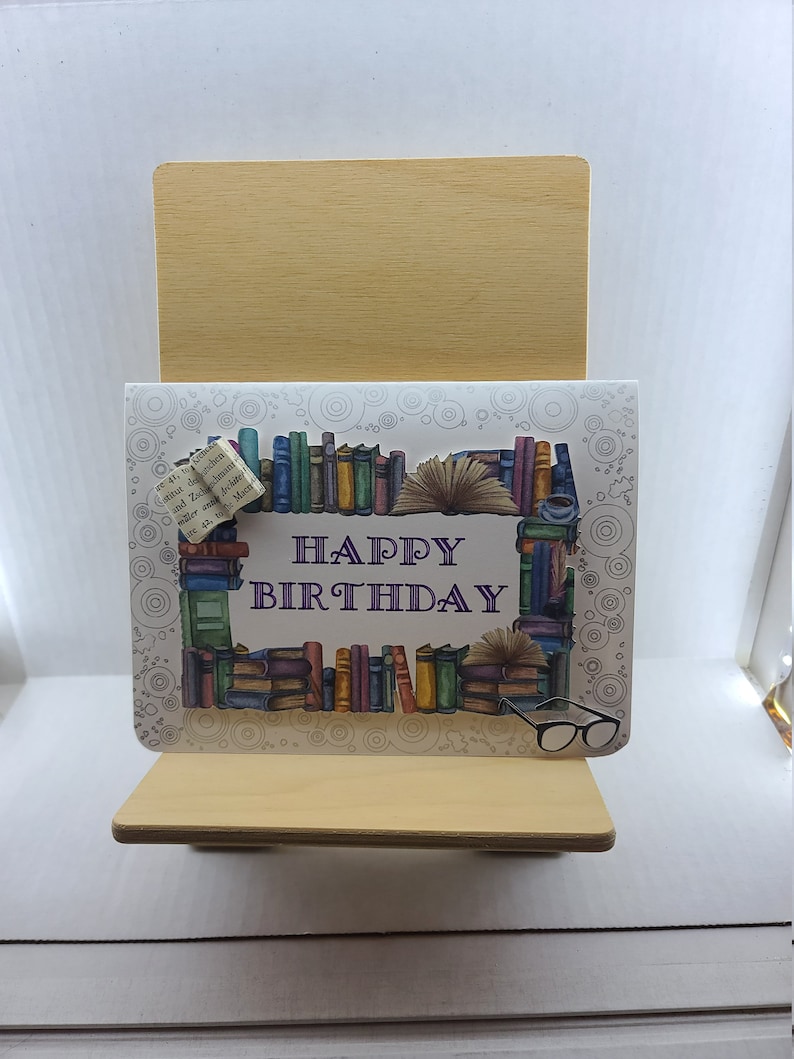 Happy Birthday - Library Theme - Etsy