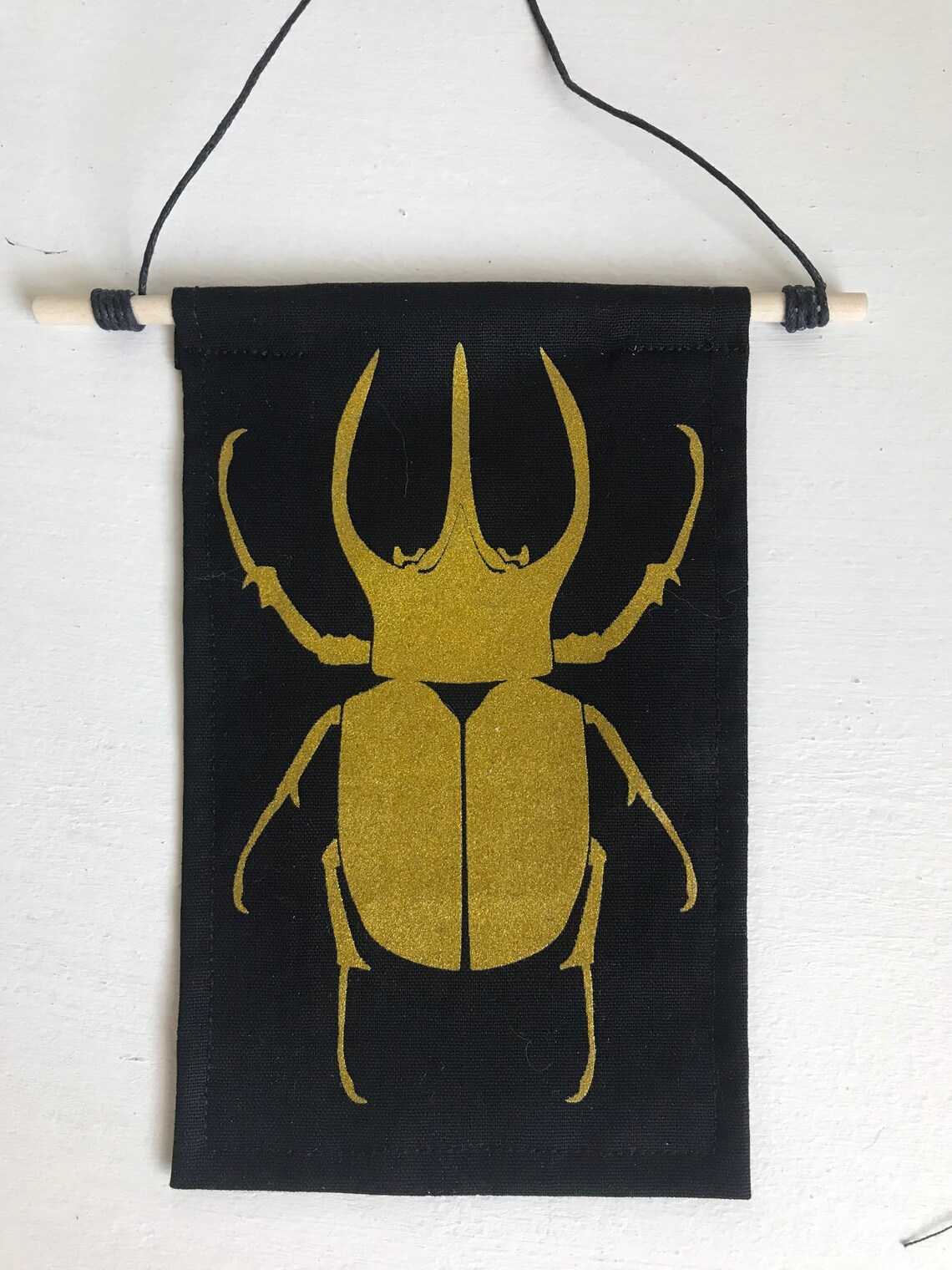 Stag Beetle Banner | Etsy