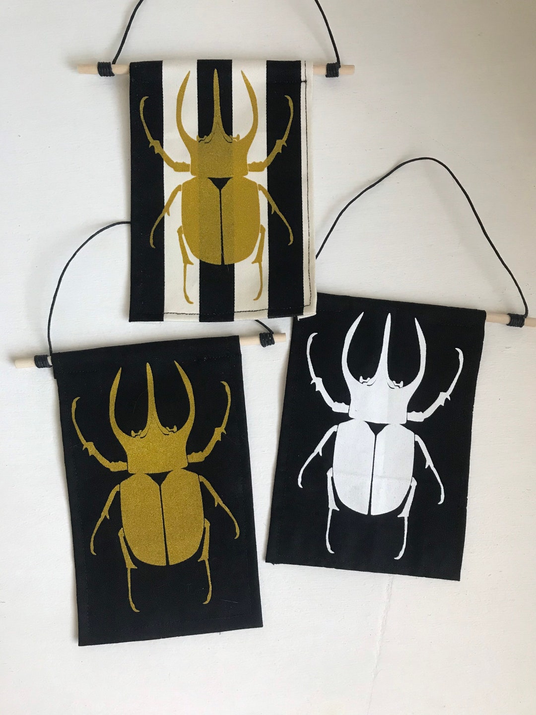 Stag Beetle Banner - Etsy
