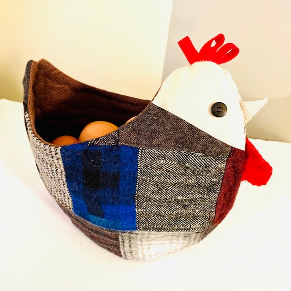 Patchwork Chicken - Etsy