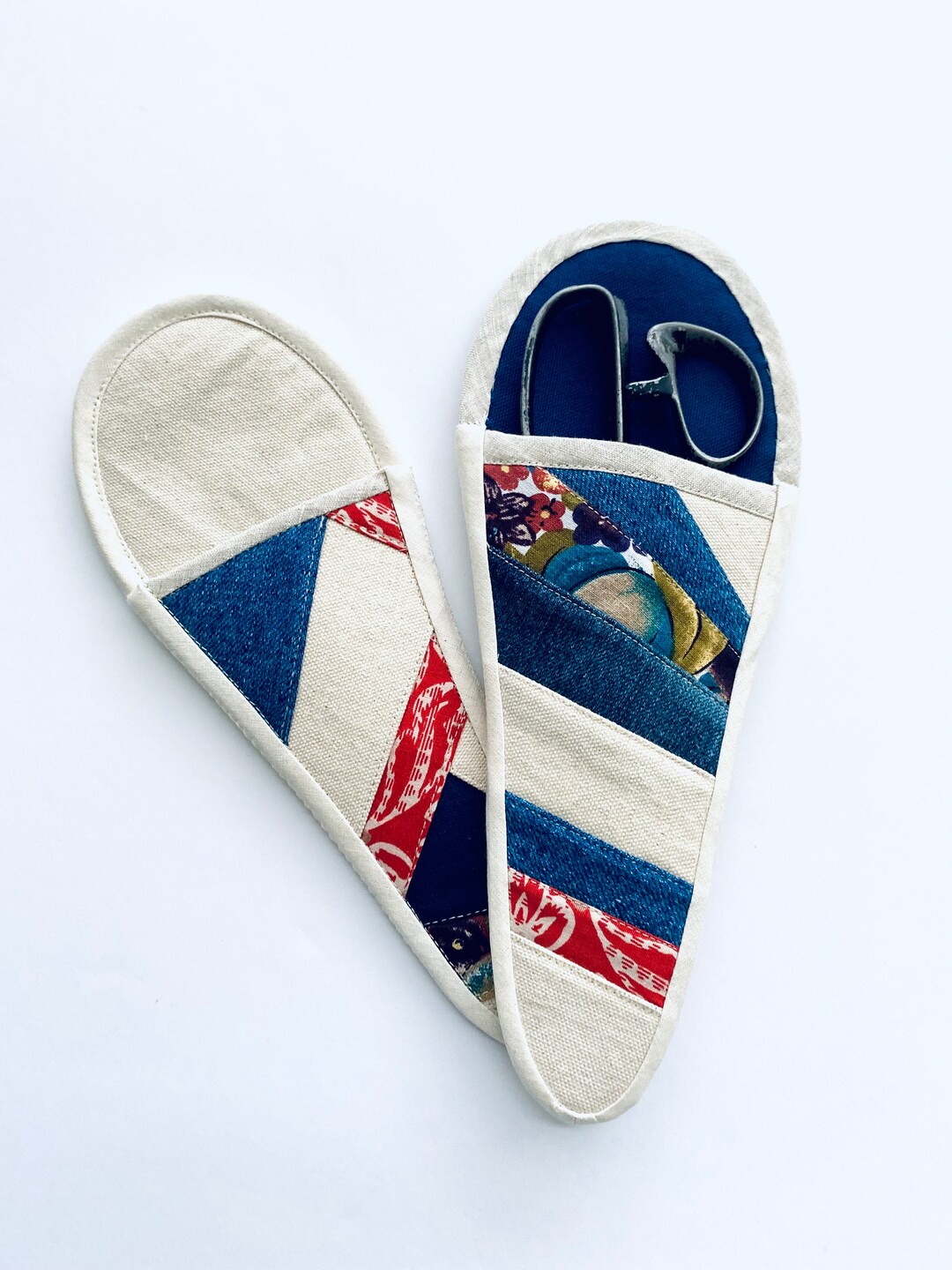 Quilted Scissor Cover, Padded Scissors Case, Patchwork Scissor Holder ...