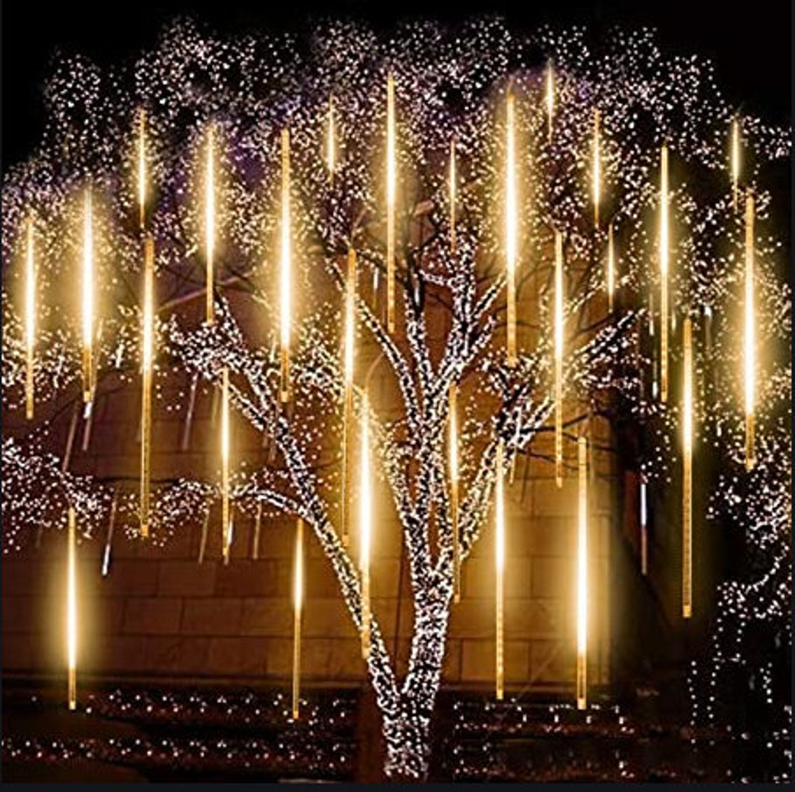 Waterproof Cascade Lights 30cm 8tube LED Lights for Outdoor | Etsy