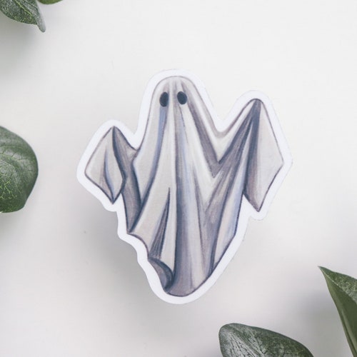 Ghost Sticker Waterproof Sticker - Etsy