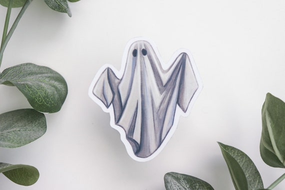 Ghost Sticker Waterproof Sticker - Etsy