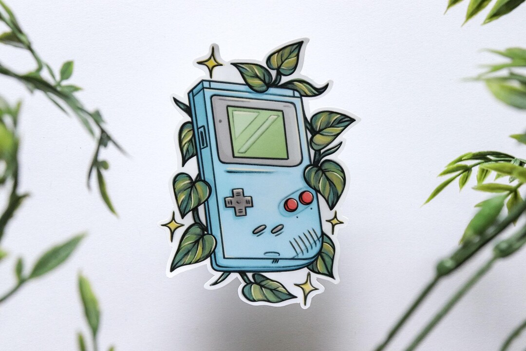 Game Boy Sticker | Waterproof Sticker | Video Game Sticker - Etsy