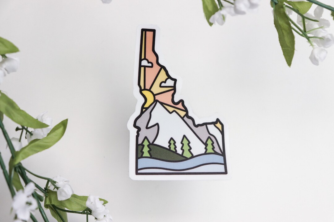 Idaho Sticker | State Sticker | Waterproof Sticker - Etsy