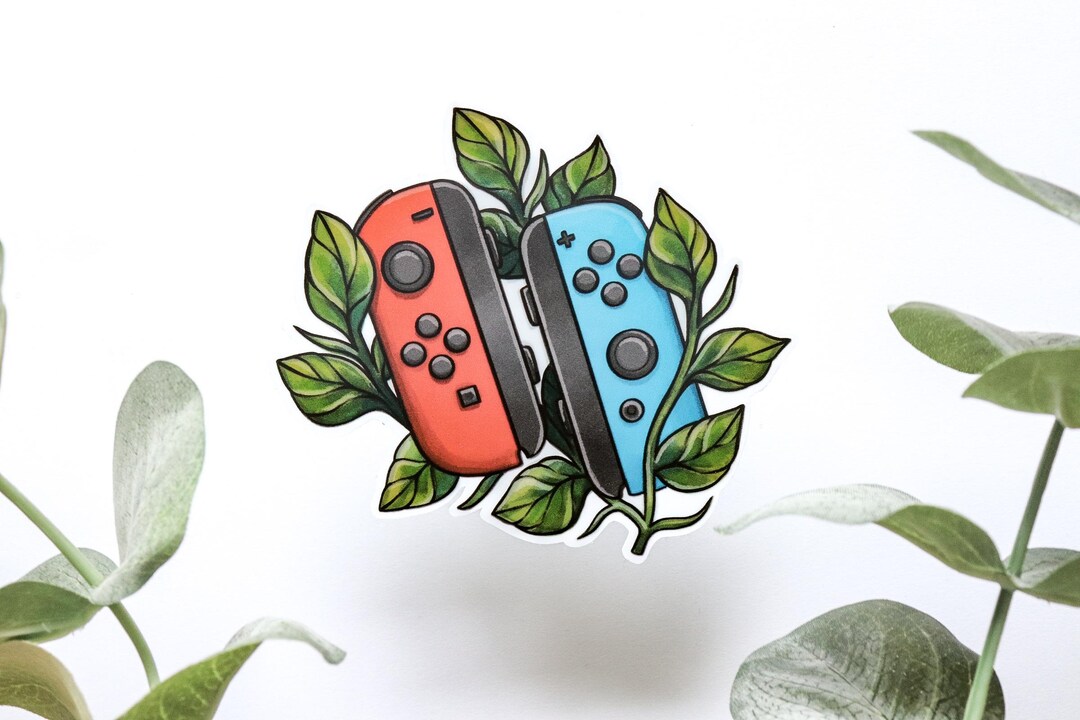 Joy Cons Sticker Waterproof Sticker Game Sticker - Etsy