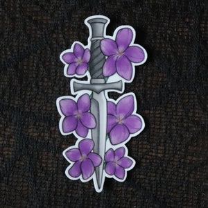 Violet’s Dagger Sticker | Fourth Wing Sticker | Waterproof Sticker ...