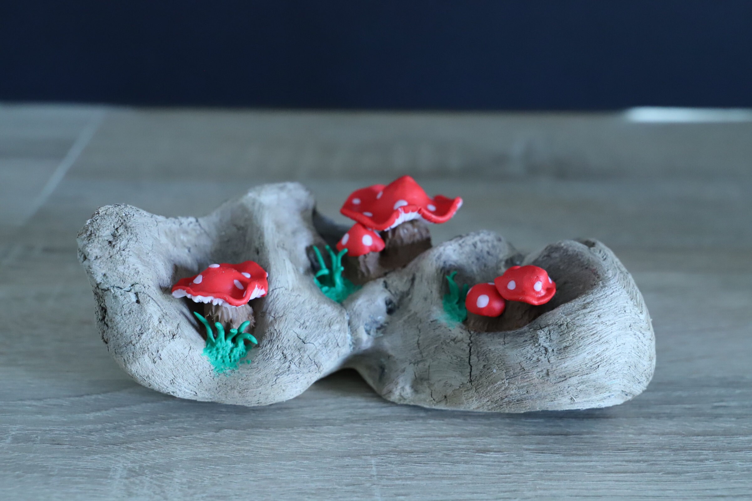 Fimo Fimo, Pilze Skulpturen, Treibholz, Home Art Decor, Terrarium ...