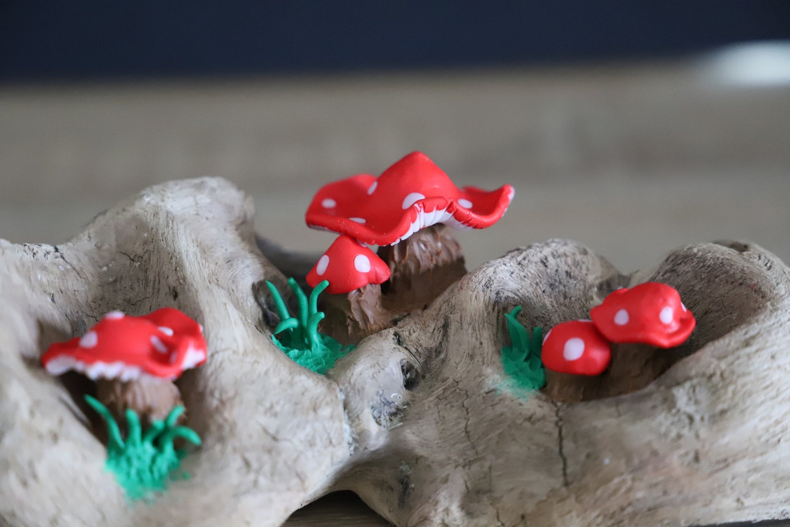 Fimo Fimo, Pilze Skulpturen, Treibholz, Home Art Decor, Terrarium ...
