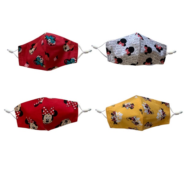 Minnie Mouse Face Mask - Etsy