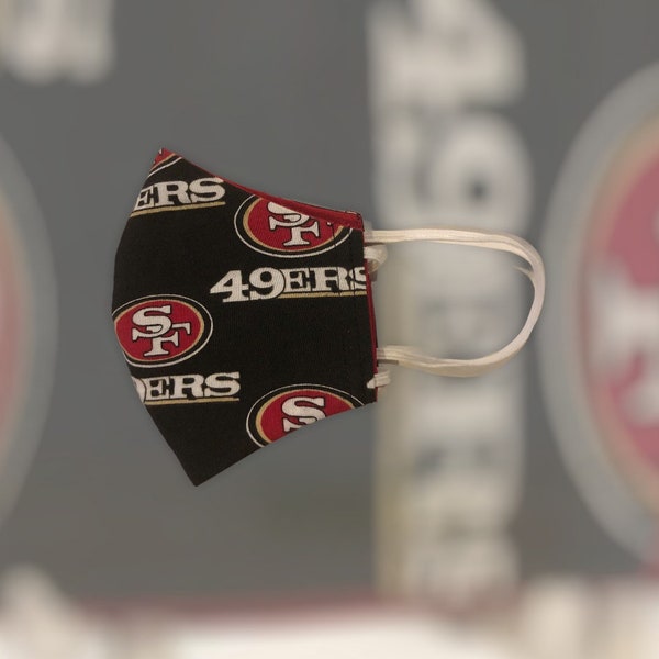 San Francisco 49ers Face Mask - Etsy
