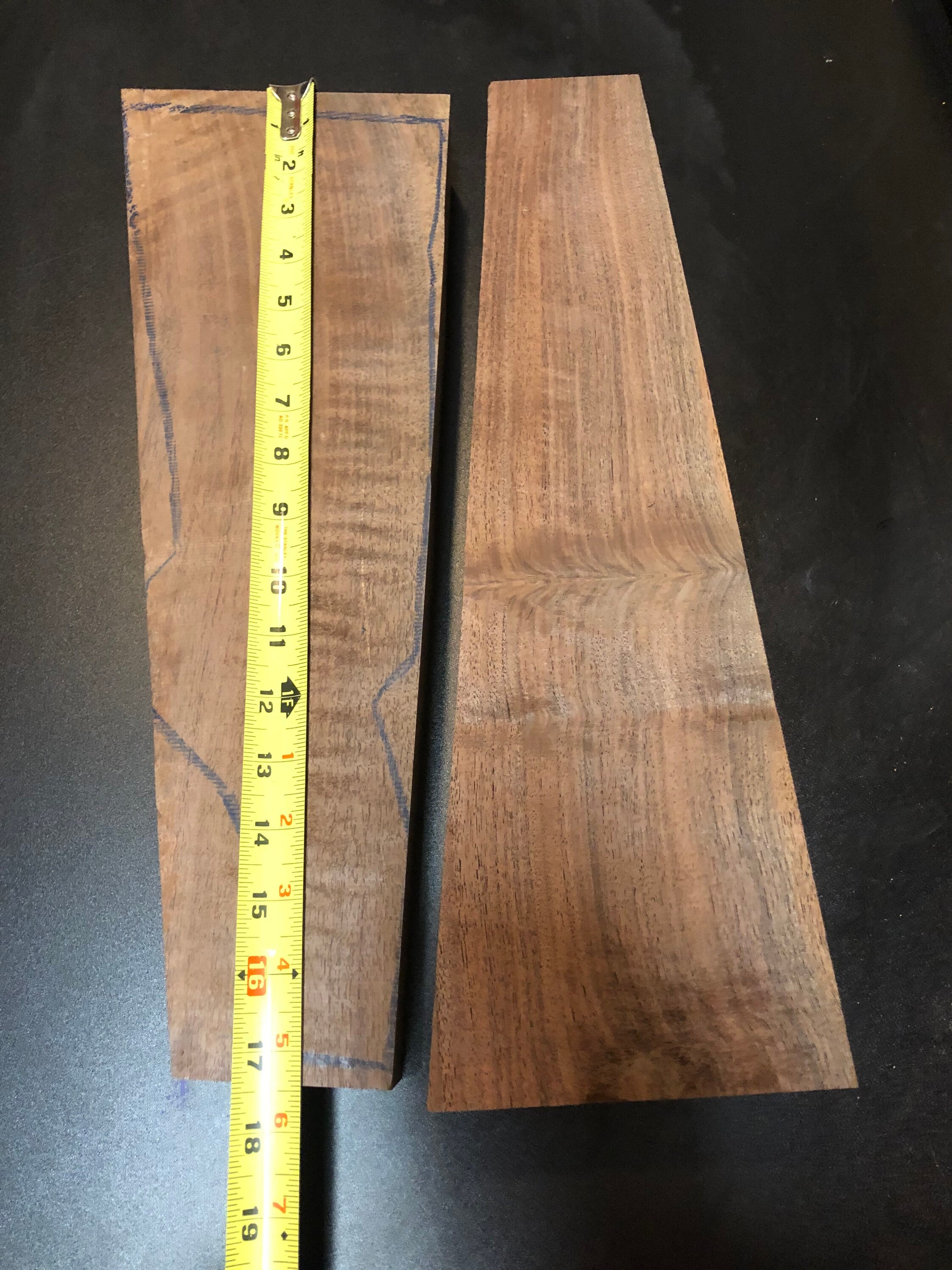 Curly Claro Walnut Gunstock Blank - Etsy