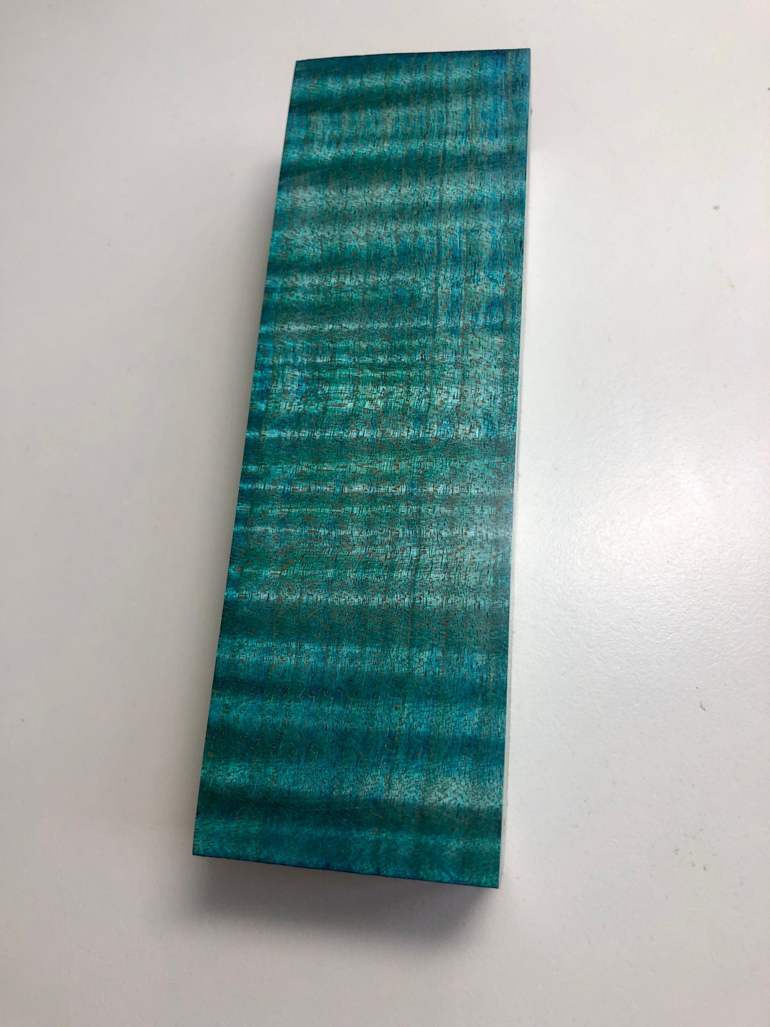 Stabilized Dyed Curly Maple Block - Etsy