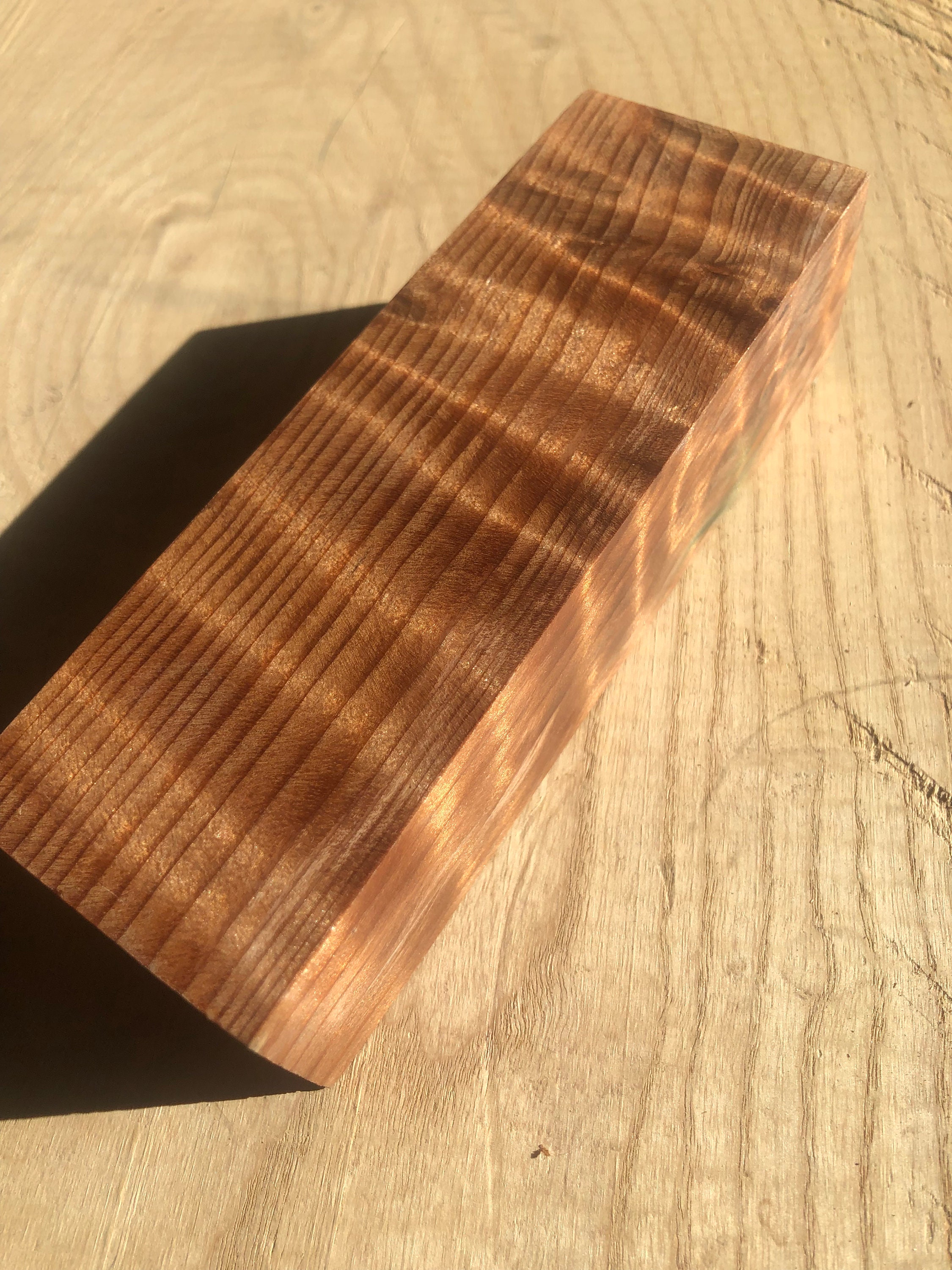 Stabilized Natural Curly OG Redwood Block - Etsy