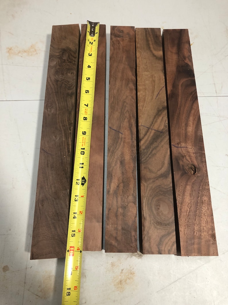 Figured Claro Walnut Turning Blanks, Handles, Craft - Etsy