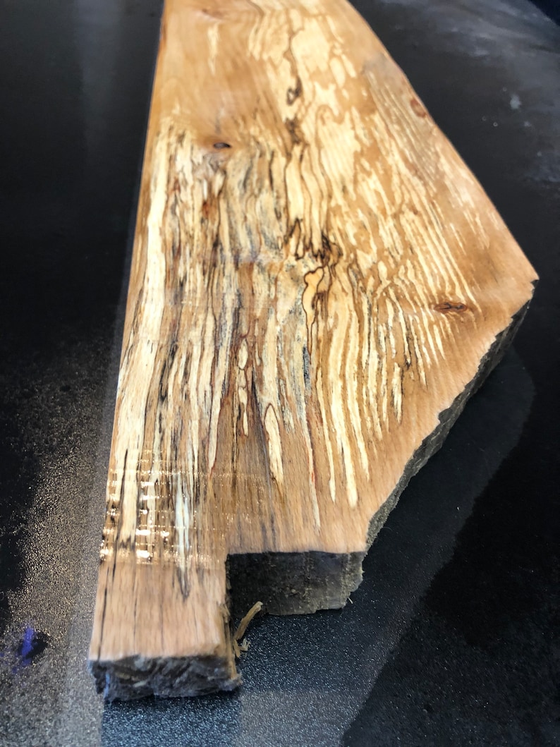 Spalted Beech Wood Craft Slab - Etsy