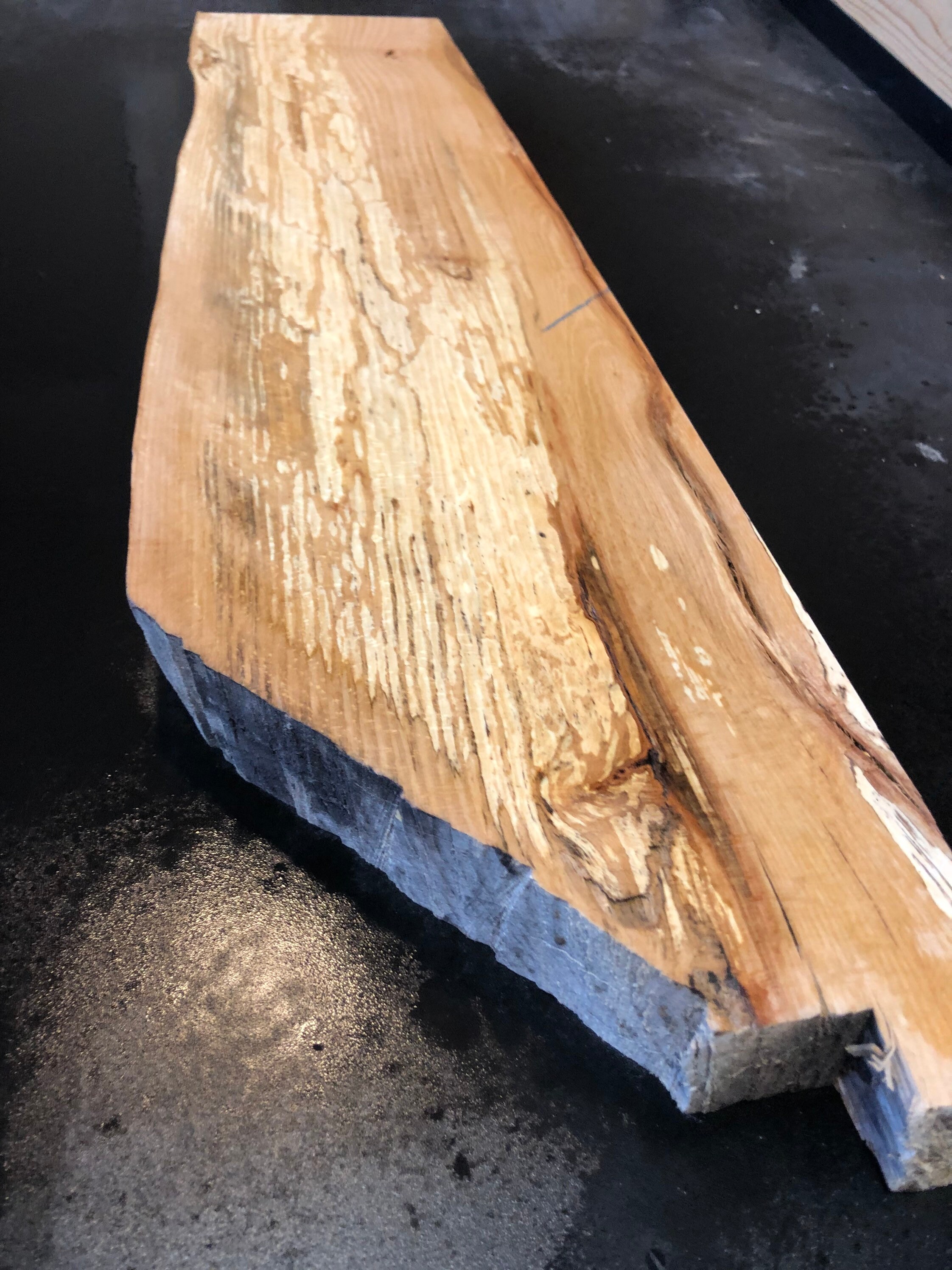Spalted Beech Wood Craft Slab - Etsy