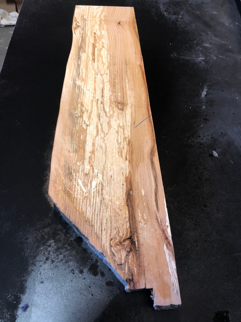 Spalted Beech Wood Craft Slab - Etsy