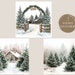 Christmas Tree Farm Clipart Winter Planner Clipart, Watercolor ...