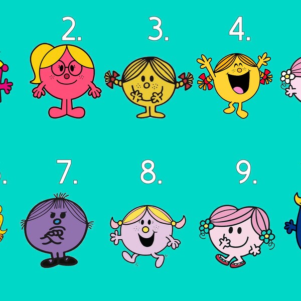 Little Miss Characters Svg - Etsy