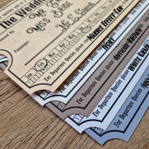 Train Ticket Wedding Invitations, Vintage Train Ticket Wedding ...