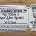 Train Ticket Wedding Invitations, Vintage Train Ticket Wedding ...