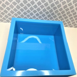 Deep Square Silicone Mold Block 8"x8"x4" / Deep Pour Silicone Mold ...