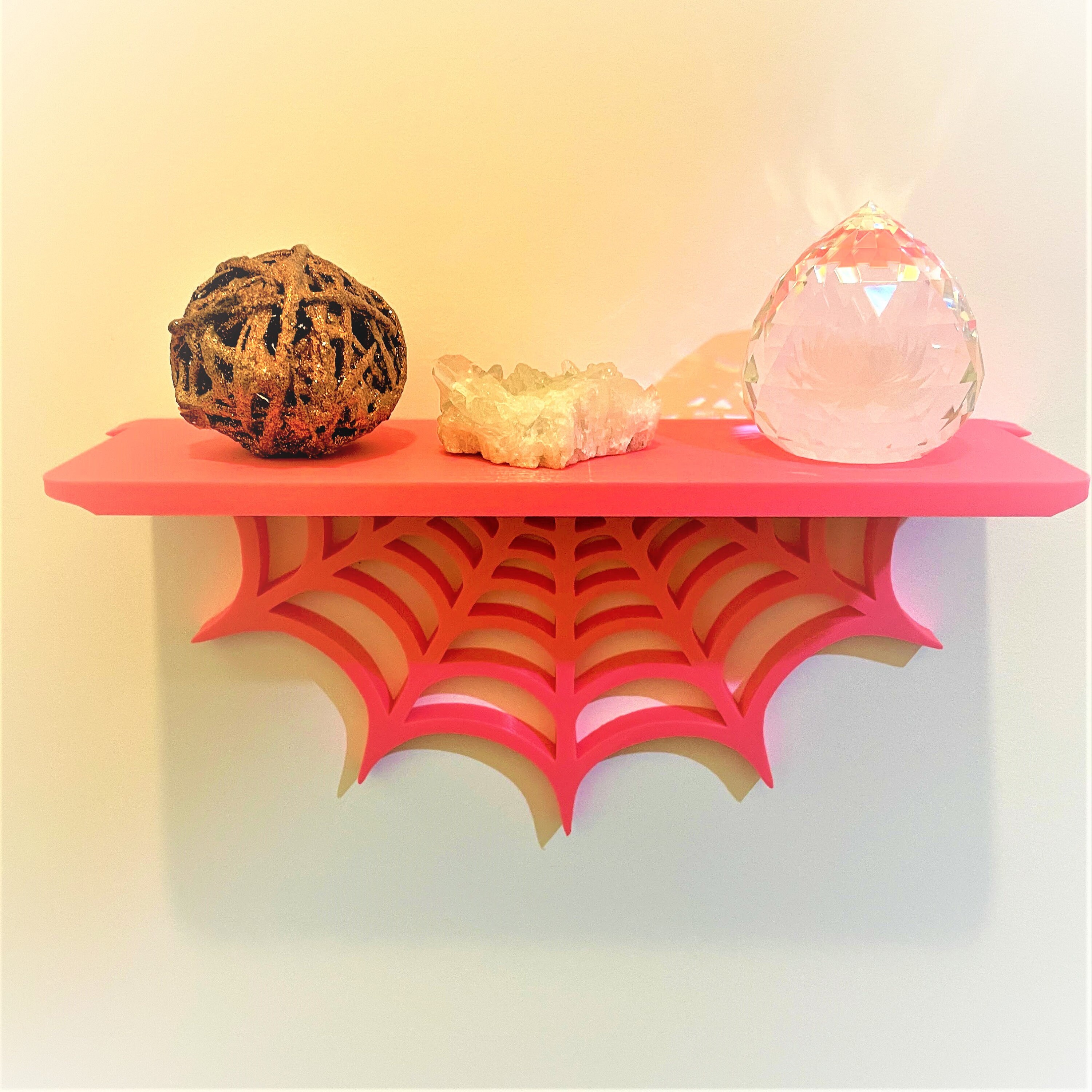 Spider Web Shelf Wall Decor - Etsy