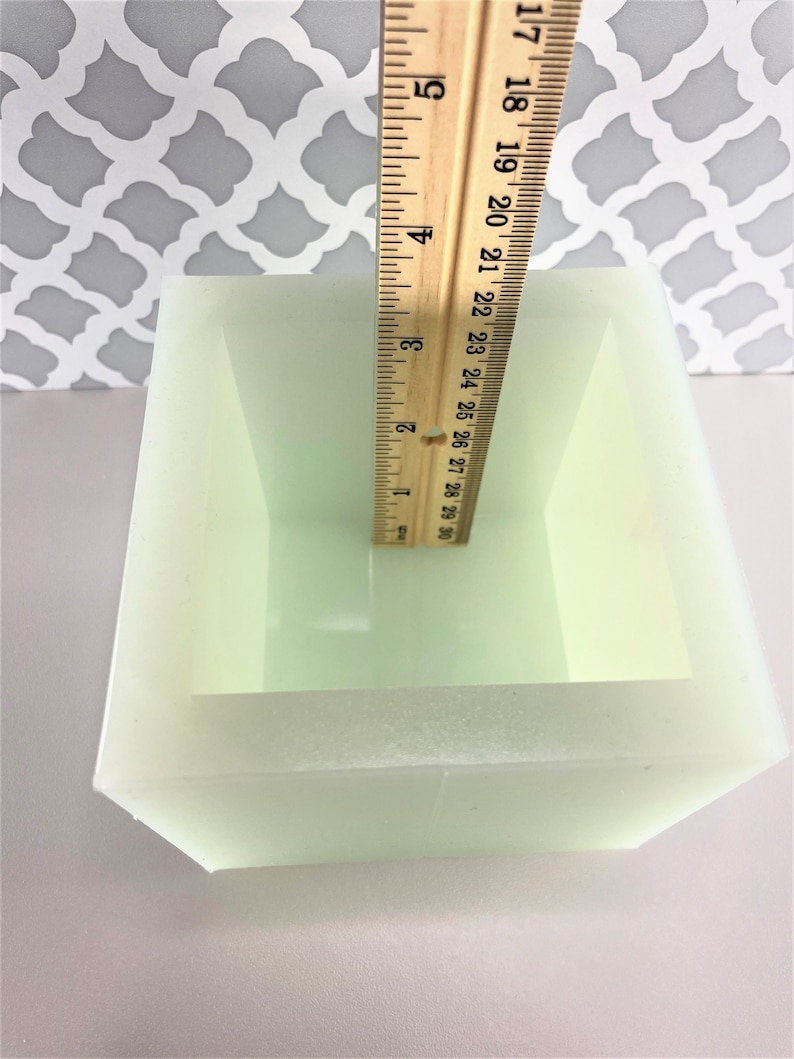 Deep Square Silicone Mold Shiny With Sharp Corners / | Etsy