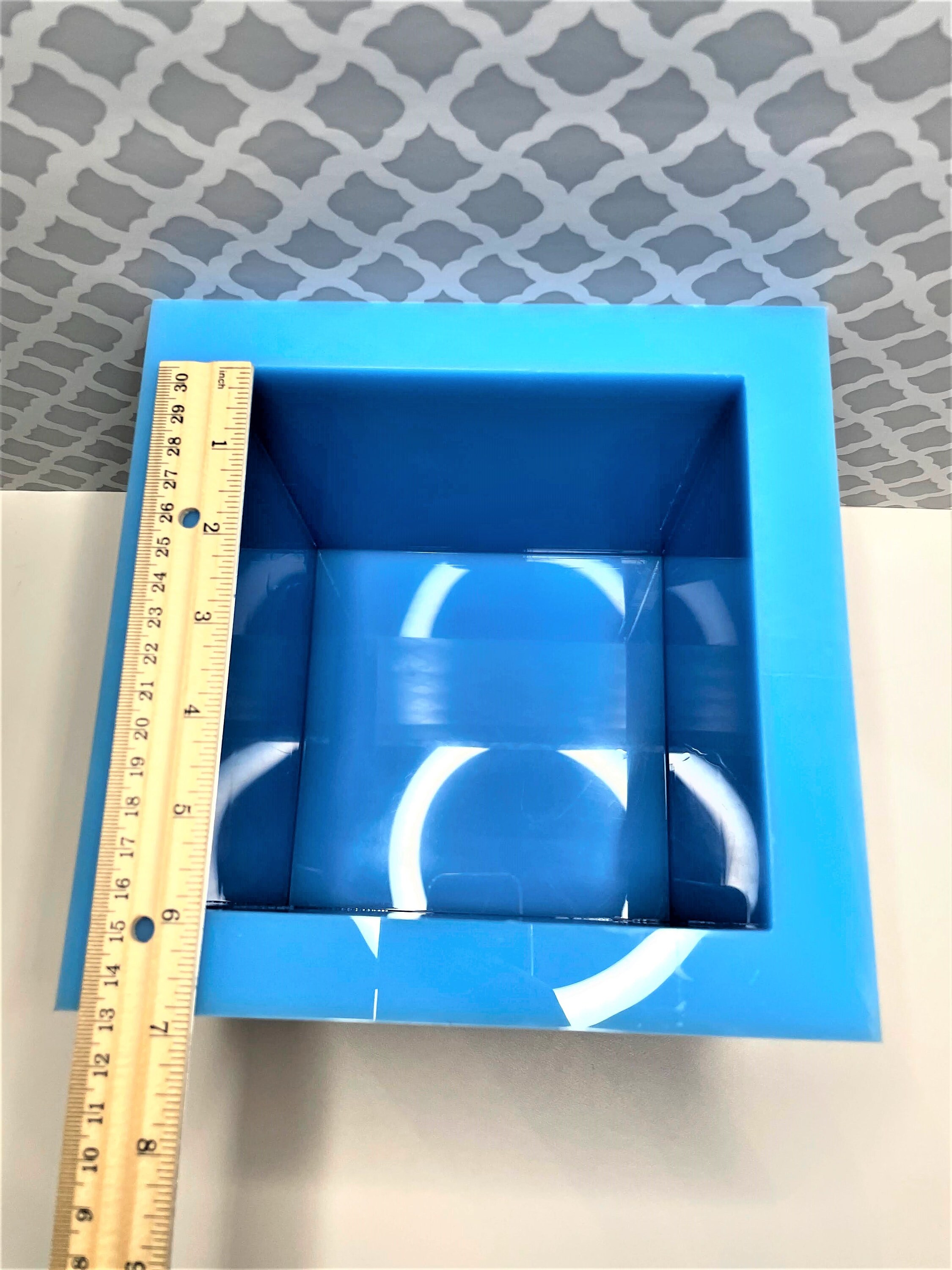 Deep Square Silicone Mold Shiny 6x6x6 / - Etsy