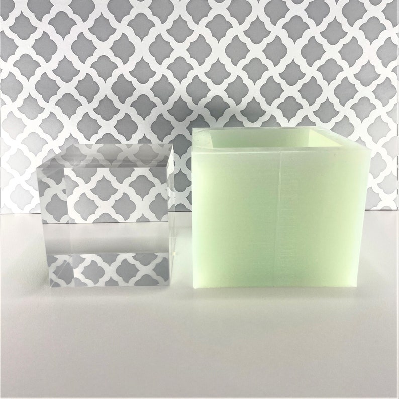 Deep Square Silicone Mold Shiny With Sharp Corners / | Etsy