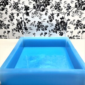 Deep Square Silicone Mold Block 8"x8"x2" / Deep Pour Silicone Mold ...