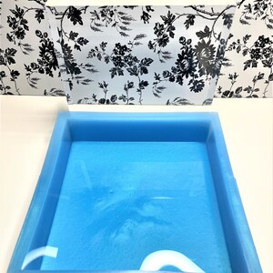 Deep Square Silicone Mold Block 8"x8"x2" / Deep Pour Silicone Mold ...