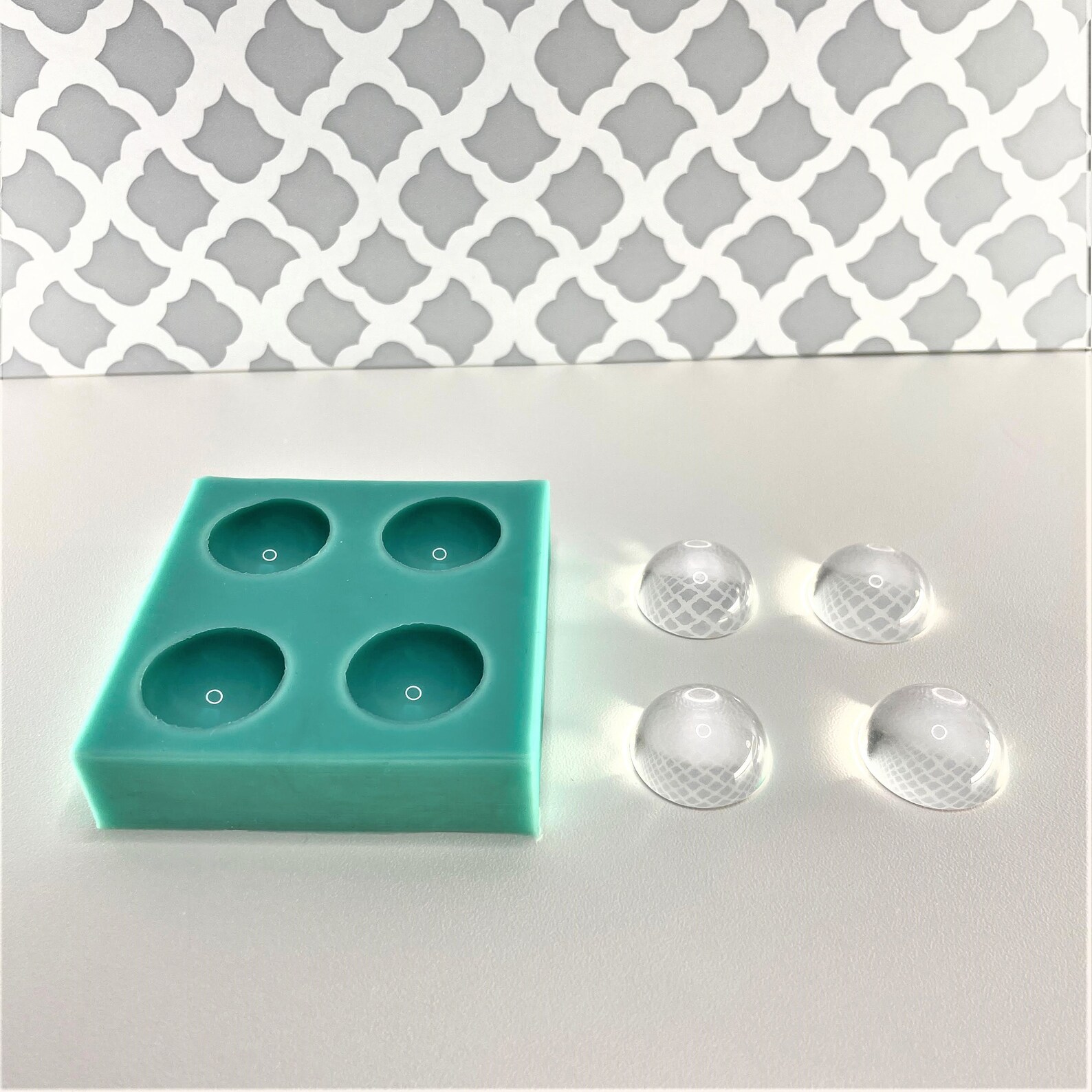 Sphere Silicone Mold / Half Sphere Silicone Mold 1" Diameter - Etsy UK