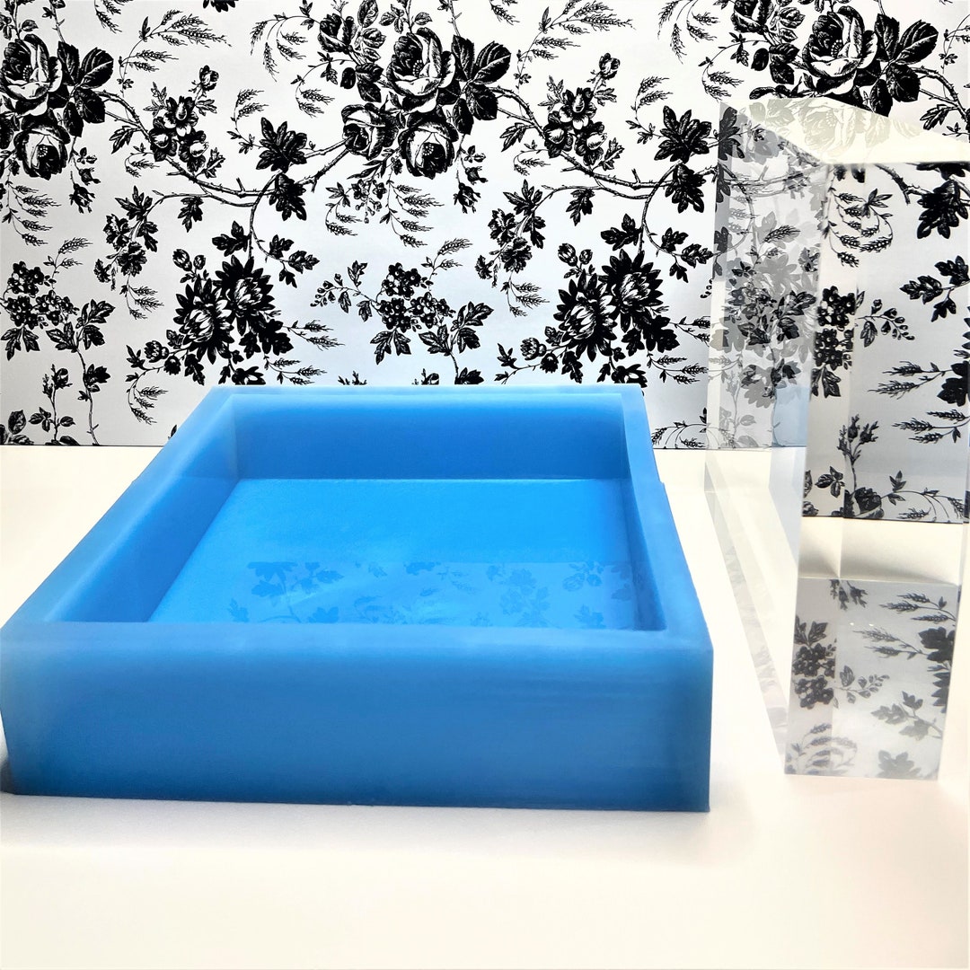 Deep Square Silicone Mold Block 8"x8"x2" / Deep Pour Silicone Mold ...