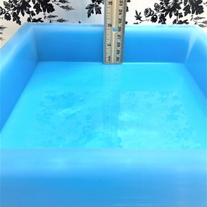 Deep Square Silicone Mold Block 8"x8"x2" / Deep Pour Silicone Mold ...