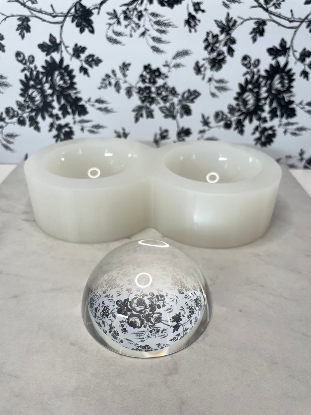 Sphere Silicone Mold 3" / Half Sphere Silicone Mold / Eyeball Mold - Etsy