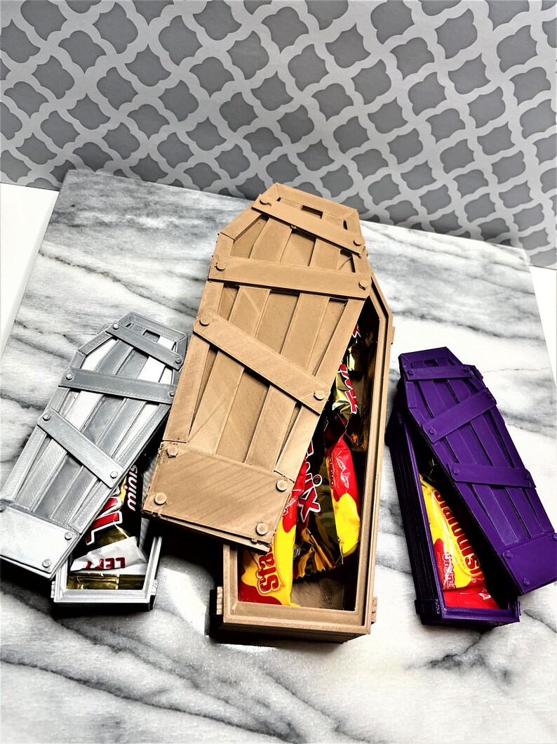 Coffin Treat Boxes Halloween Party Favors / Coffin Inspired Party ...