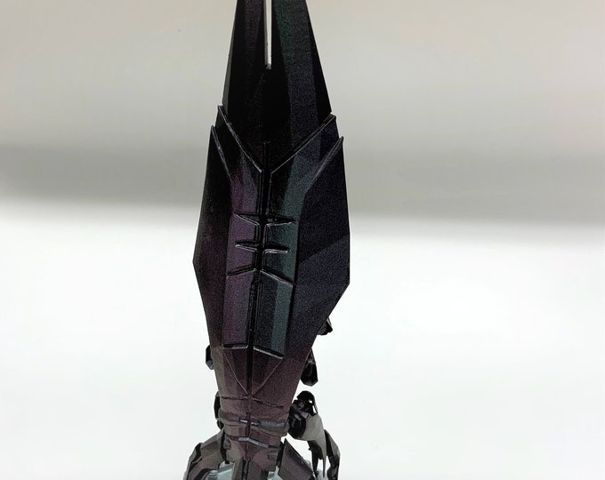 Mass Effect Reaper 10" Figurine / Fanart / Reaper Landing on Earth - Etsy