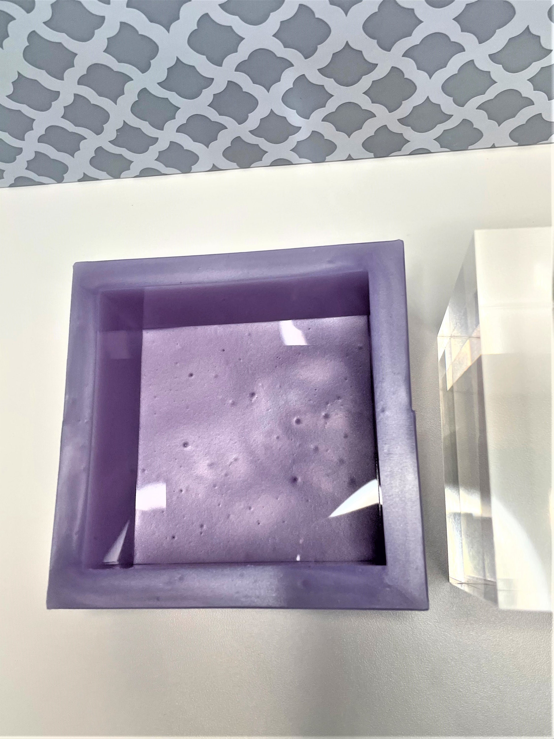 Deep Square Silicone Mold Shiny With Sharp Corners - Etsy