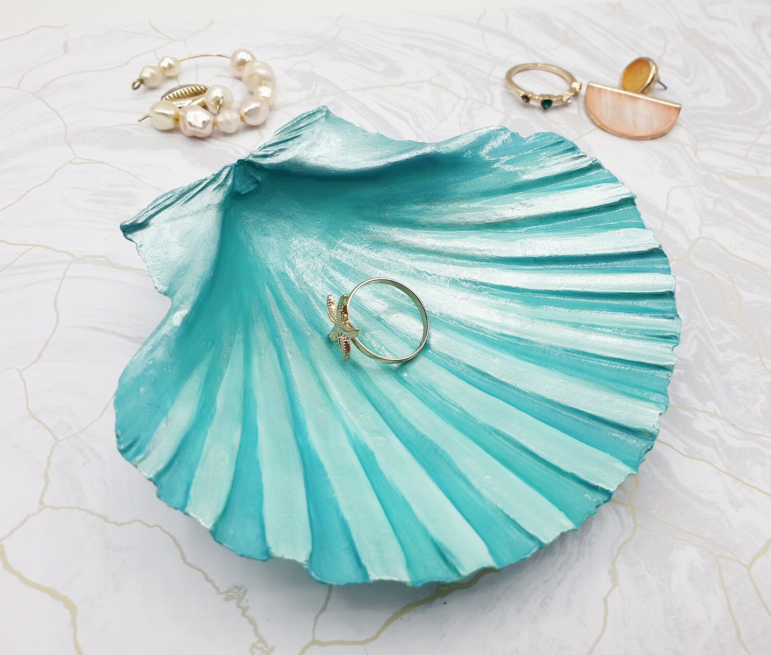 SHELL TRINKET Beach Trinket Mermaid Trinket Seashell - Etsy UK