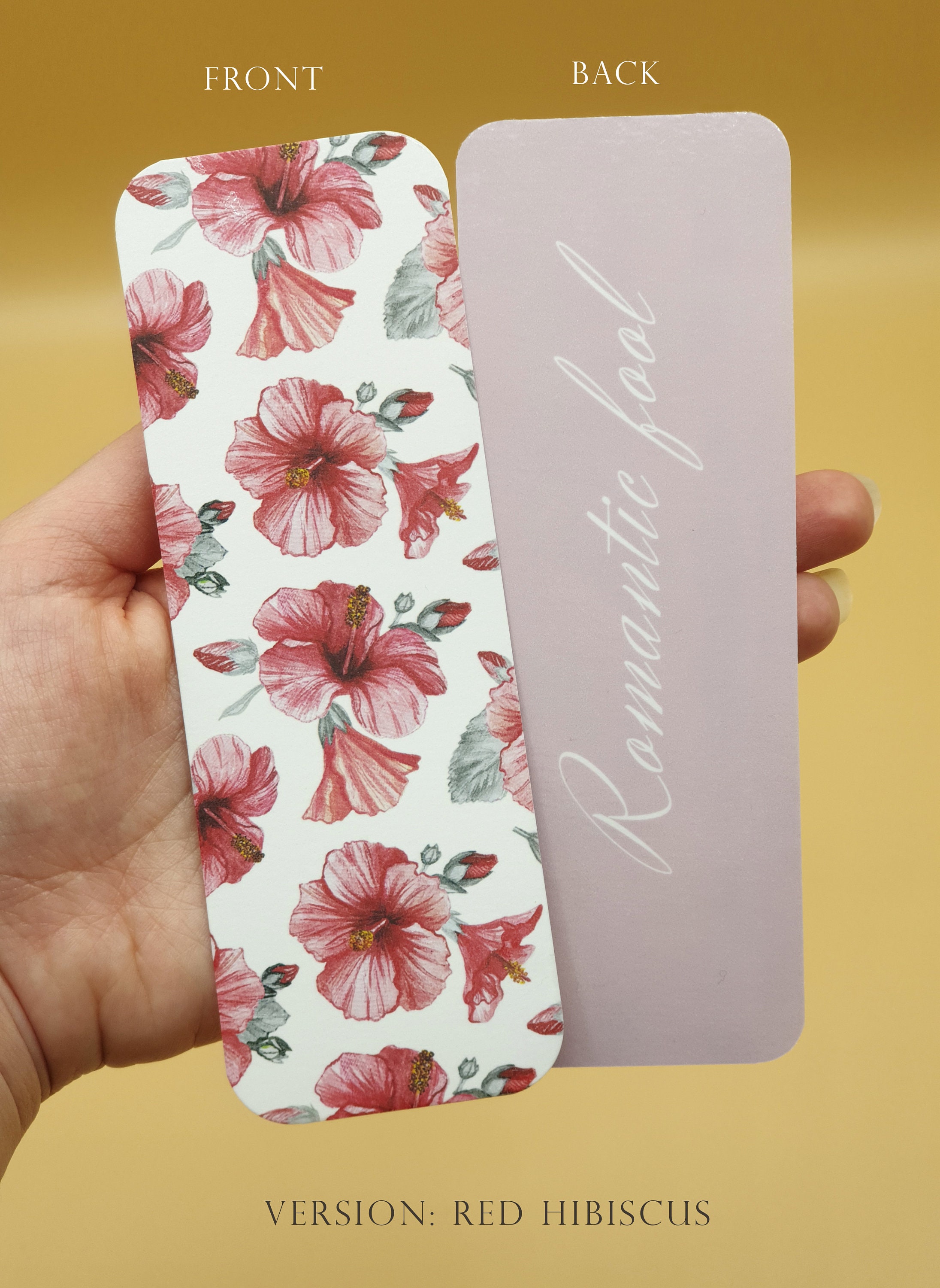 COLORFUL FLOWERS BOOKMARKS Handmade Printed Botanical - Etsy UK
