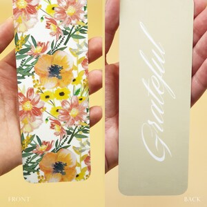 COLORFUL FLOWERS BOOKMARKS - Handmade Bookmarks - Cottagecore ...
