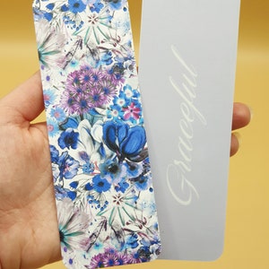 COLORFUL FLOWERS BOOKMARKS - Handmade Bookmarks - Cottagecore ...